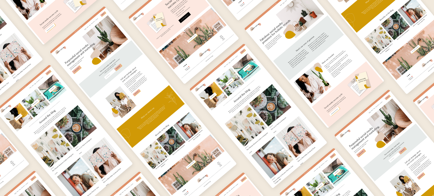 Boho Social – Squarespace 7.1 Fluid Engine — Applet Studio