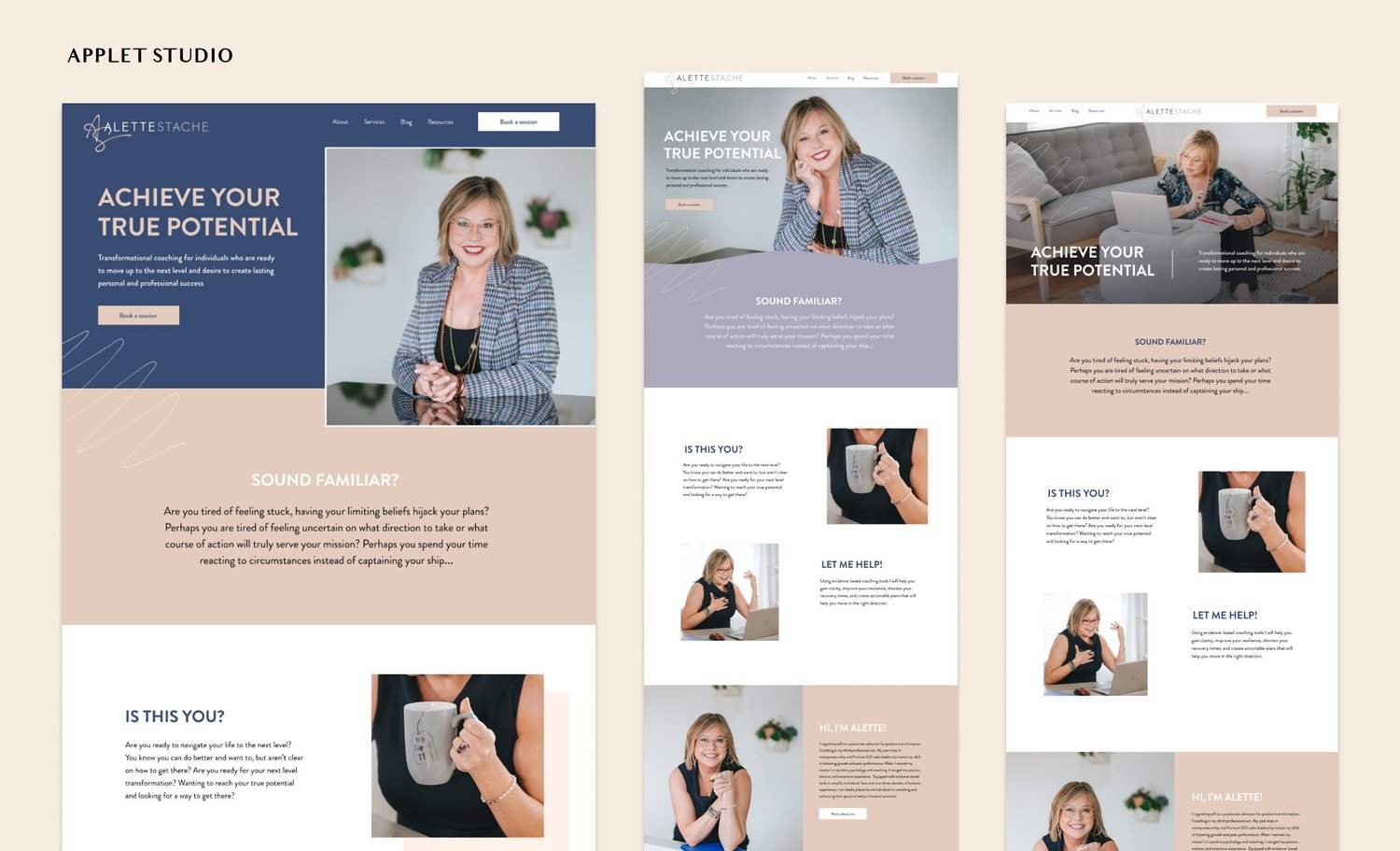 Feminine Web Design for Your Inspiration in 2025 — Applet Studio