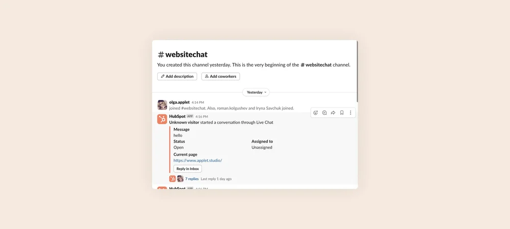 Free Website Chat with Slack Support for Your Squarespace Website ...