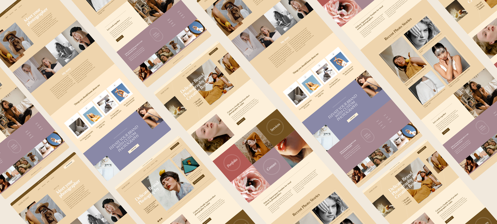 Squarespace Template for Brand Photographers — Applet Studio