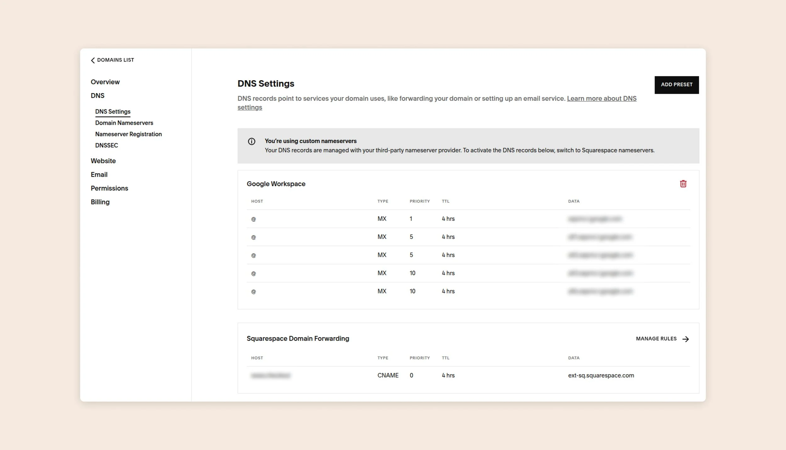 How to Manage your Domain Name with Squarespace: Buy, Transfer, Change, and Even Sell — Applet ...