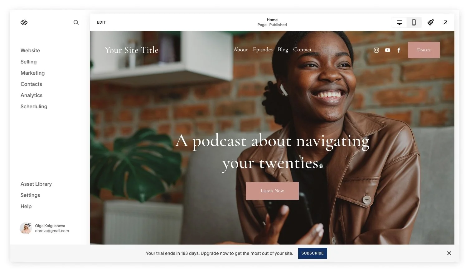 Building a Squarespace Website: From starting a trial to launching a ...