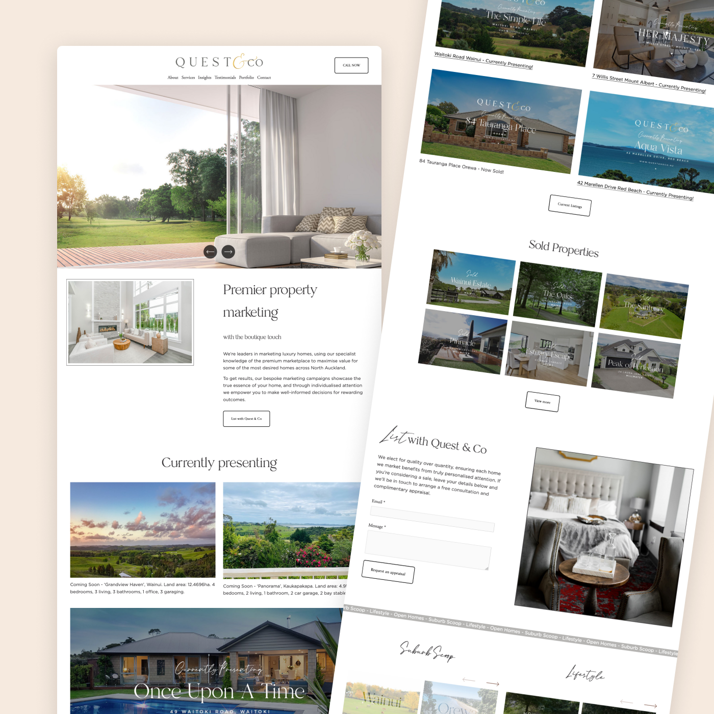 20+ Squarespace Real Estate Website Examples for your Inspiration ...