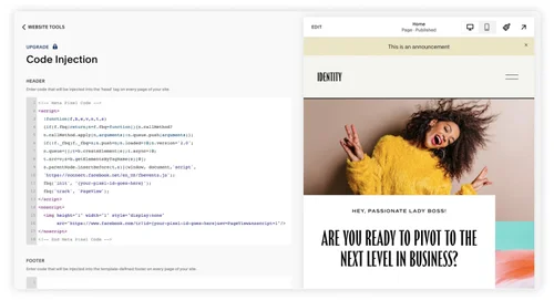 How to Install a Meta Pixel on Your Squarespace Website — Applet Studio