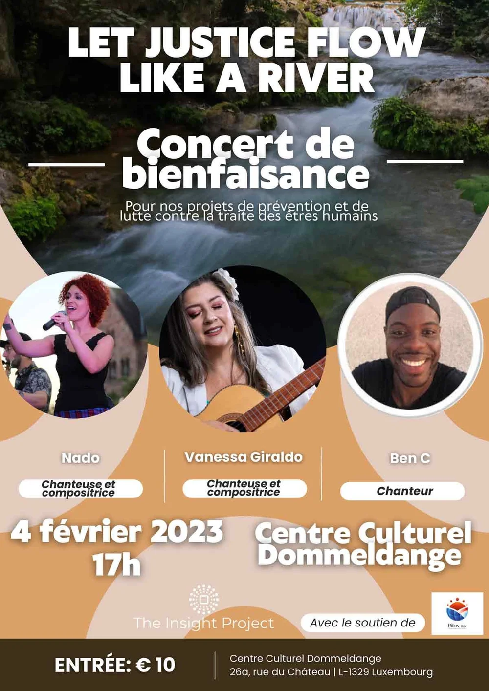 Let justice flow like a river - fundraising concert — The Insight Project