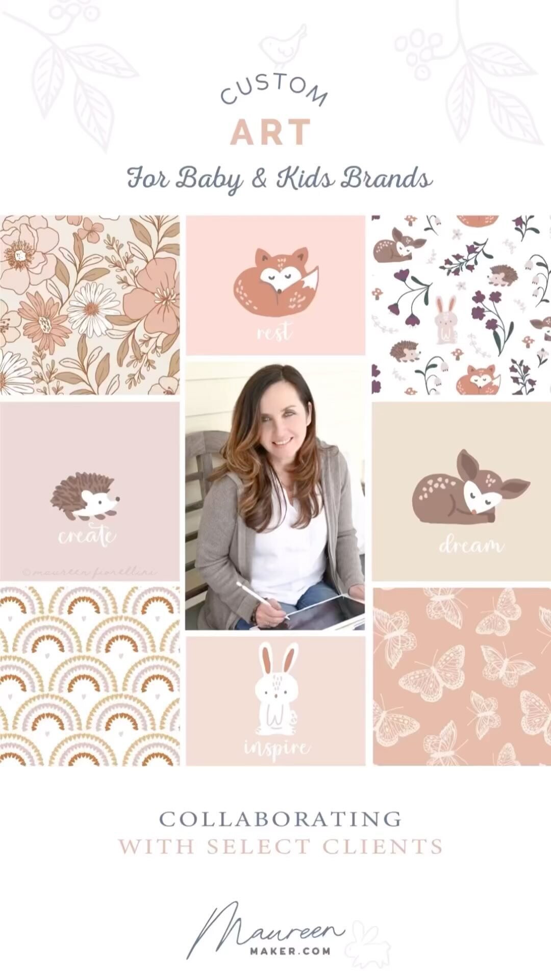 Custom Textile and Surface Pattern Designs