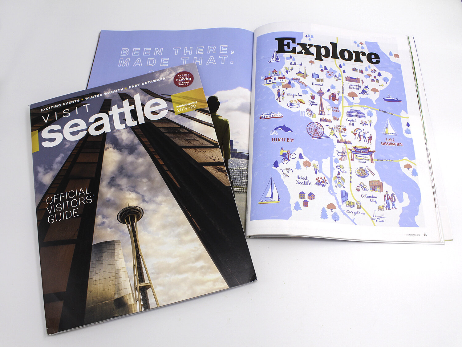 Seattle Illustrated Map — Olivia Brotheridge Design
