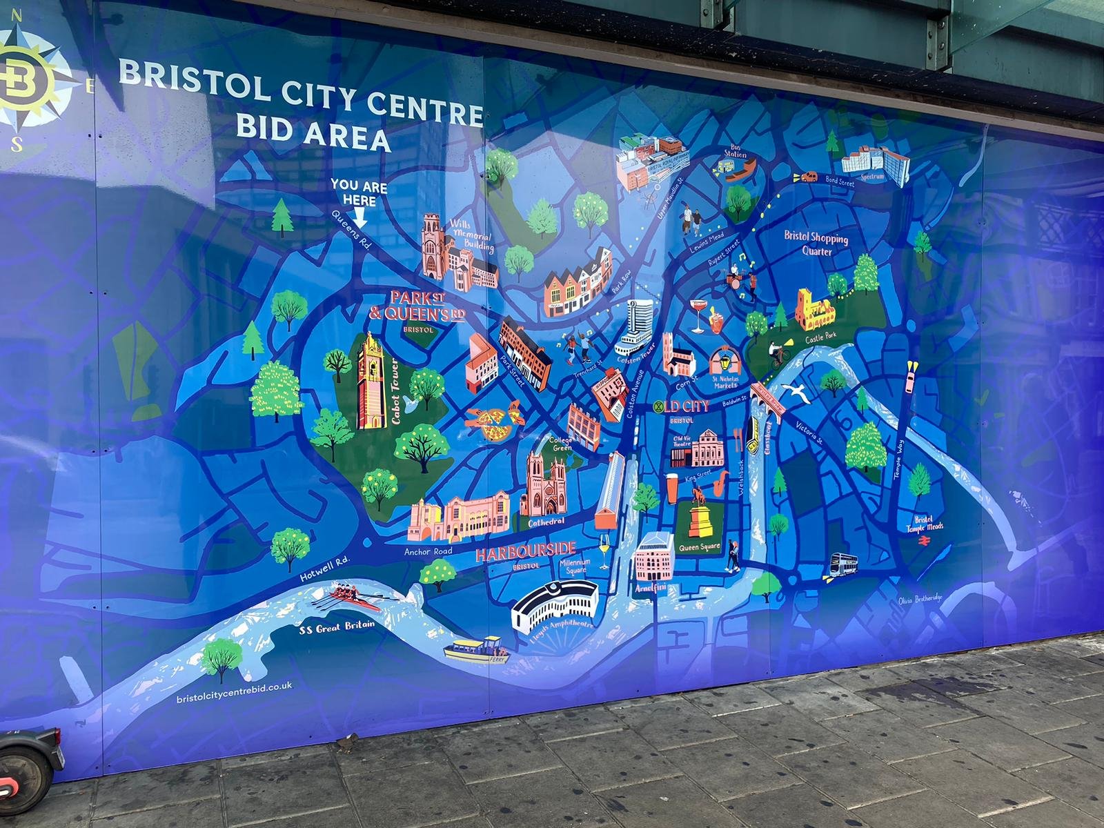 Bristol Illustrated Map — Olivia Brotheridge Design