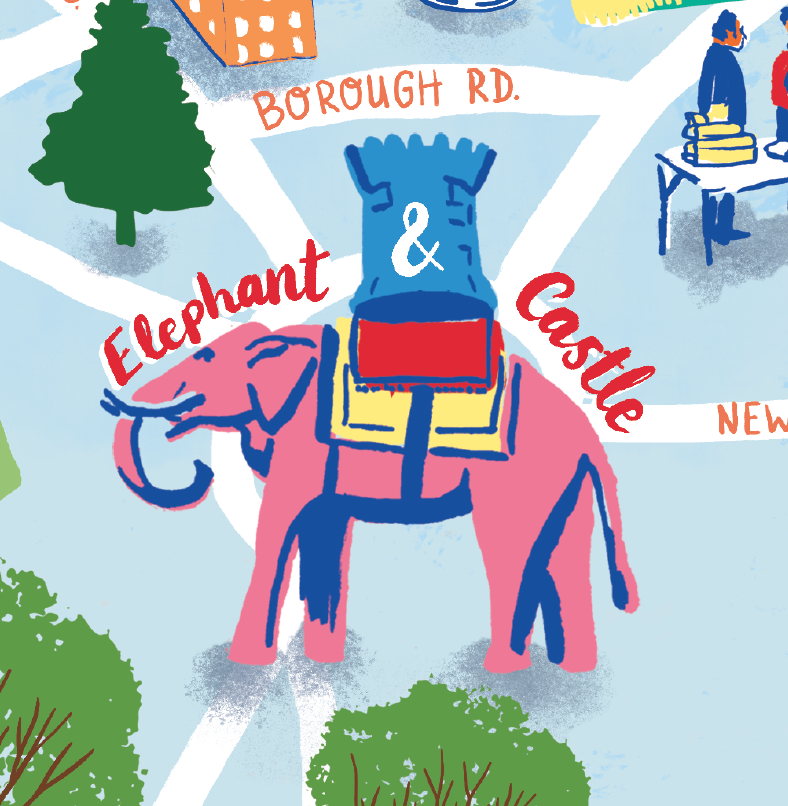 London Map — Olivia Brotheridge Design London Map — Olivia Brotheridge Design