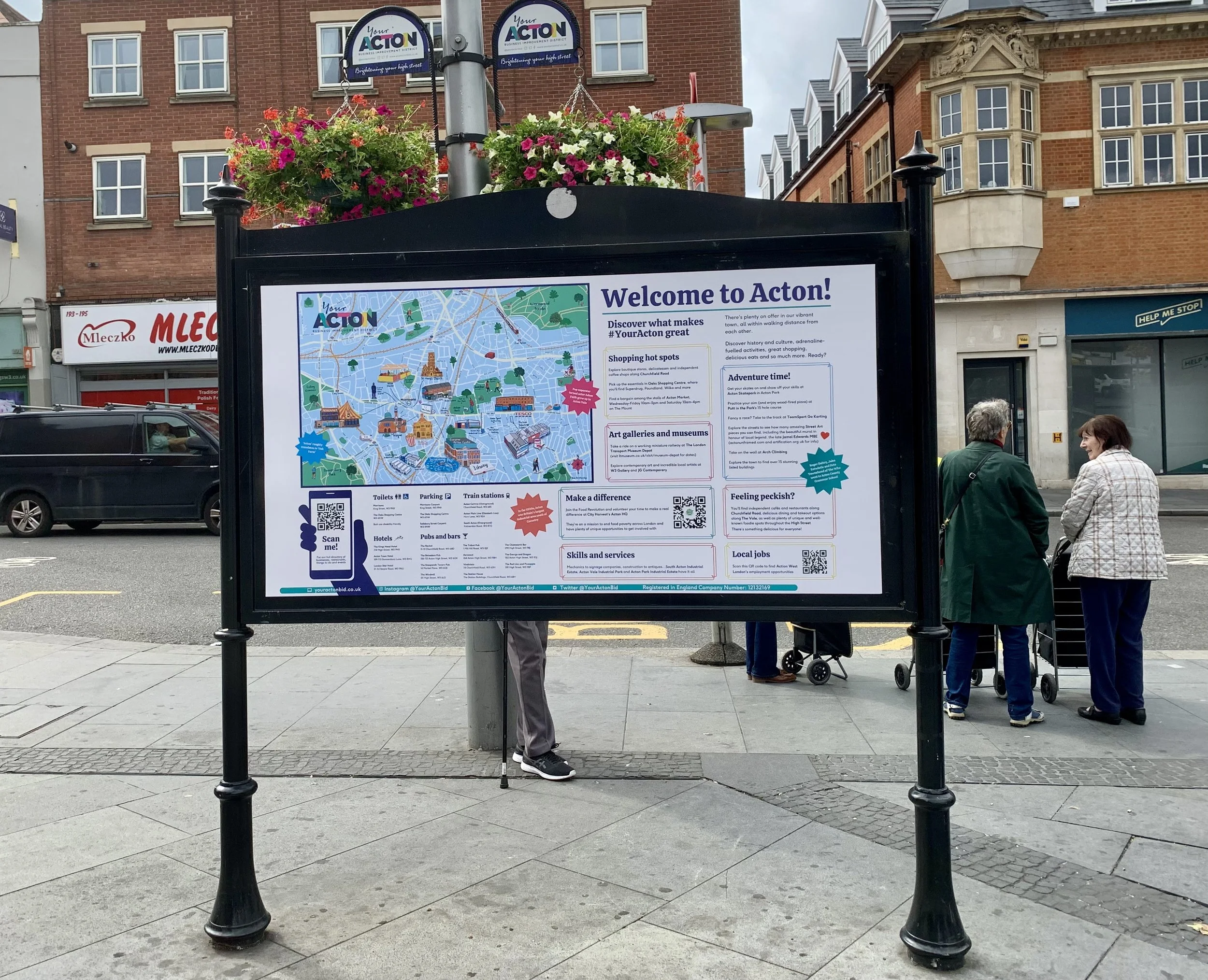 Illustrated map of Acton — Olivia Brotheridge Design