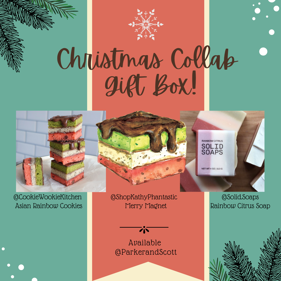 Christmas Collab Box * Pick Up at Parker and Scott — Cookie Wookie Kitchen