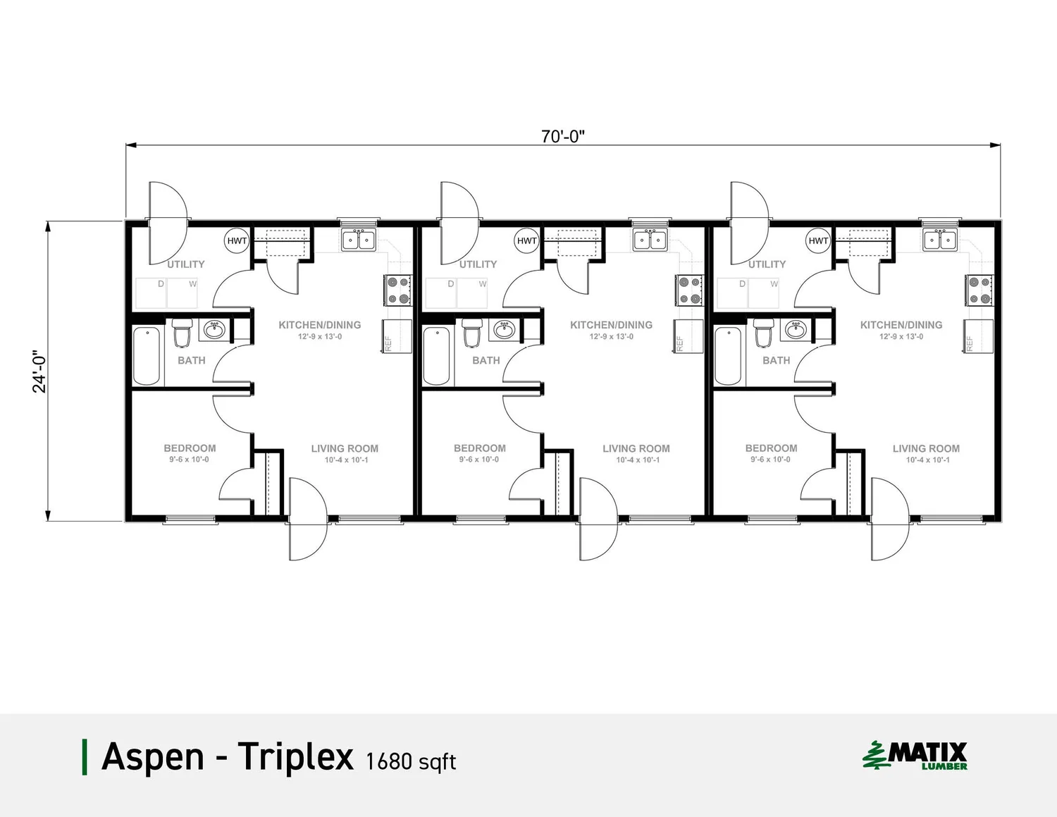 ASPEN TRIPLEX — Matix Lumber