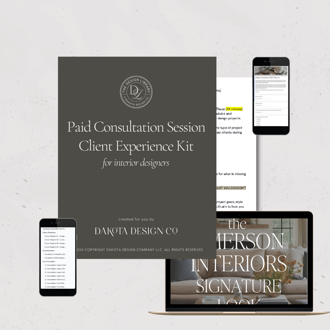The Design Library: Client Experience Canva, Email, and Contract ...