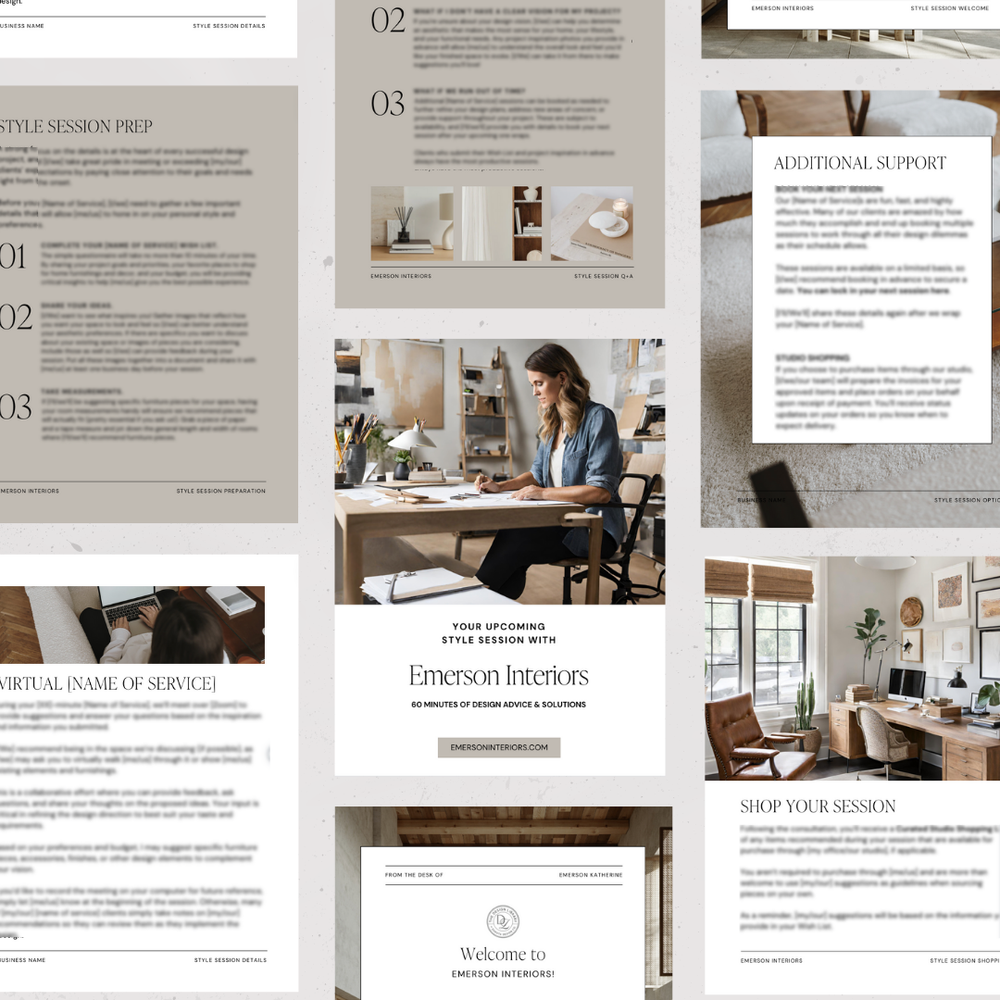 The Design Library: Client Experience Canva, Email, and Contract ...