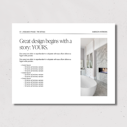 Construction Design Client Experience Templates and Contractor Guides ...