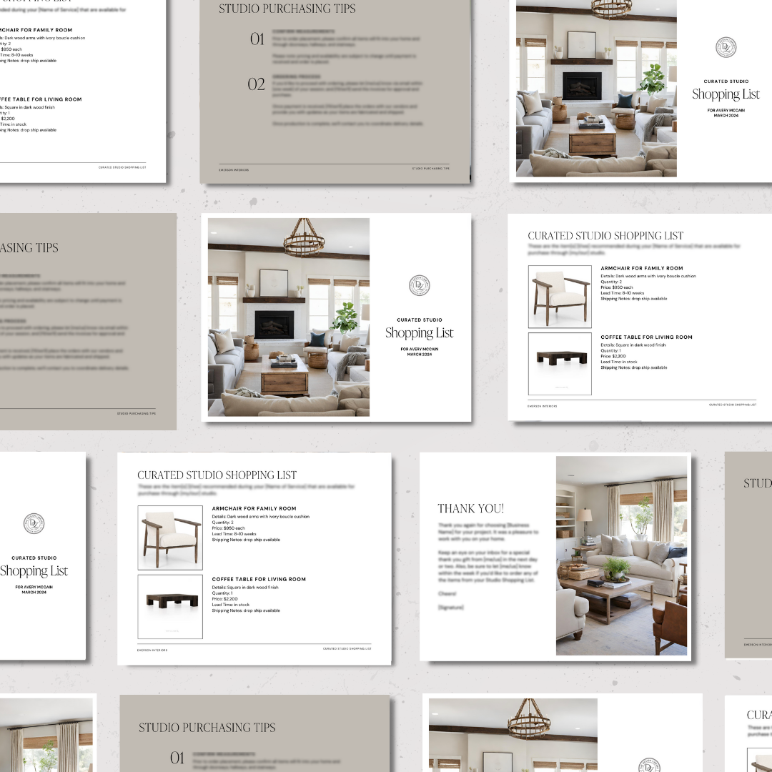Paid Design Advice Consultation Session Client Experience Templates for ...