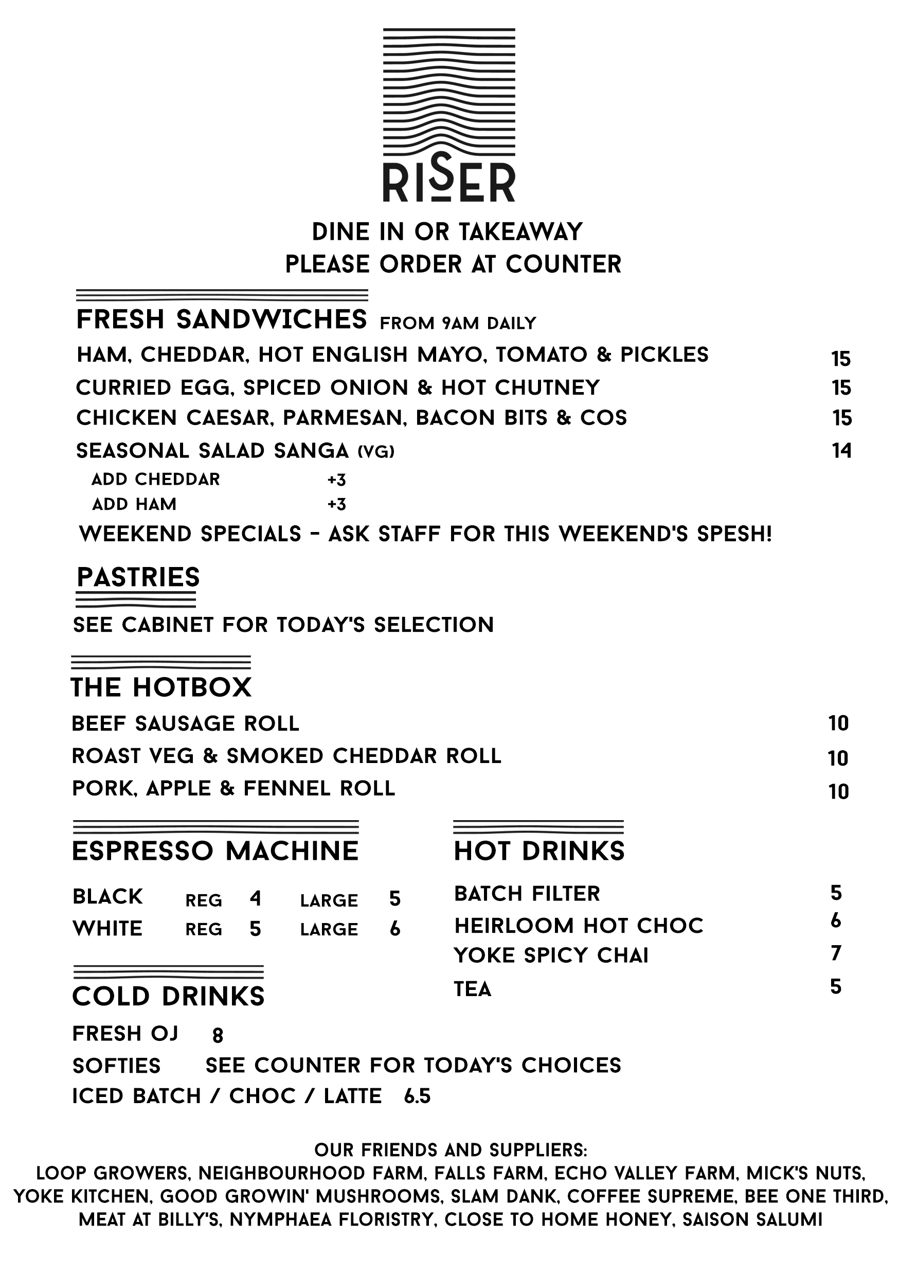 About 5 — R I S E R