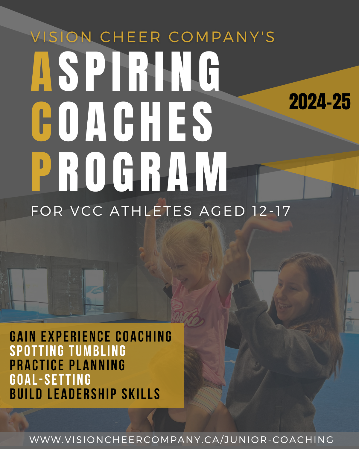 Junior Coaching — Vision Cheer Company