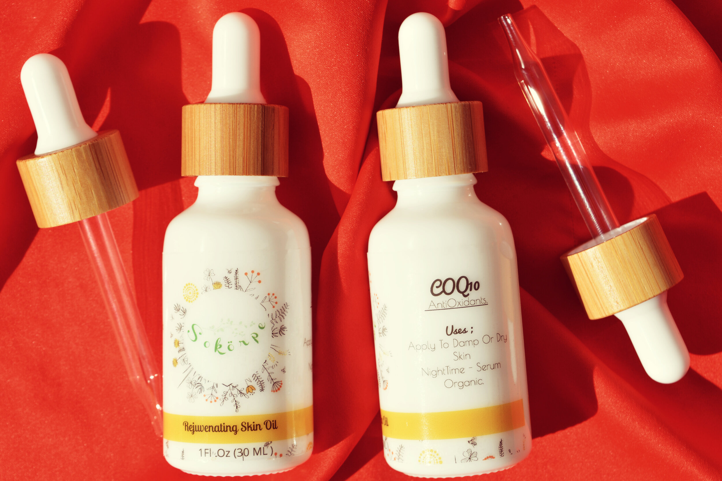 Sokörpe's Rejuvenating Organic Skin Oil Serum With CoQ10 — Sokörpe