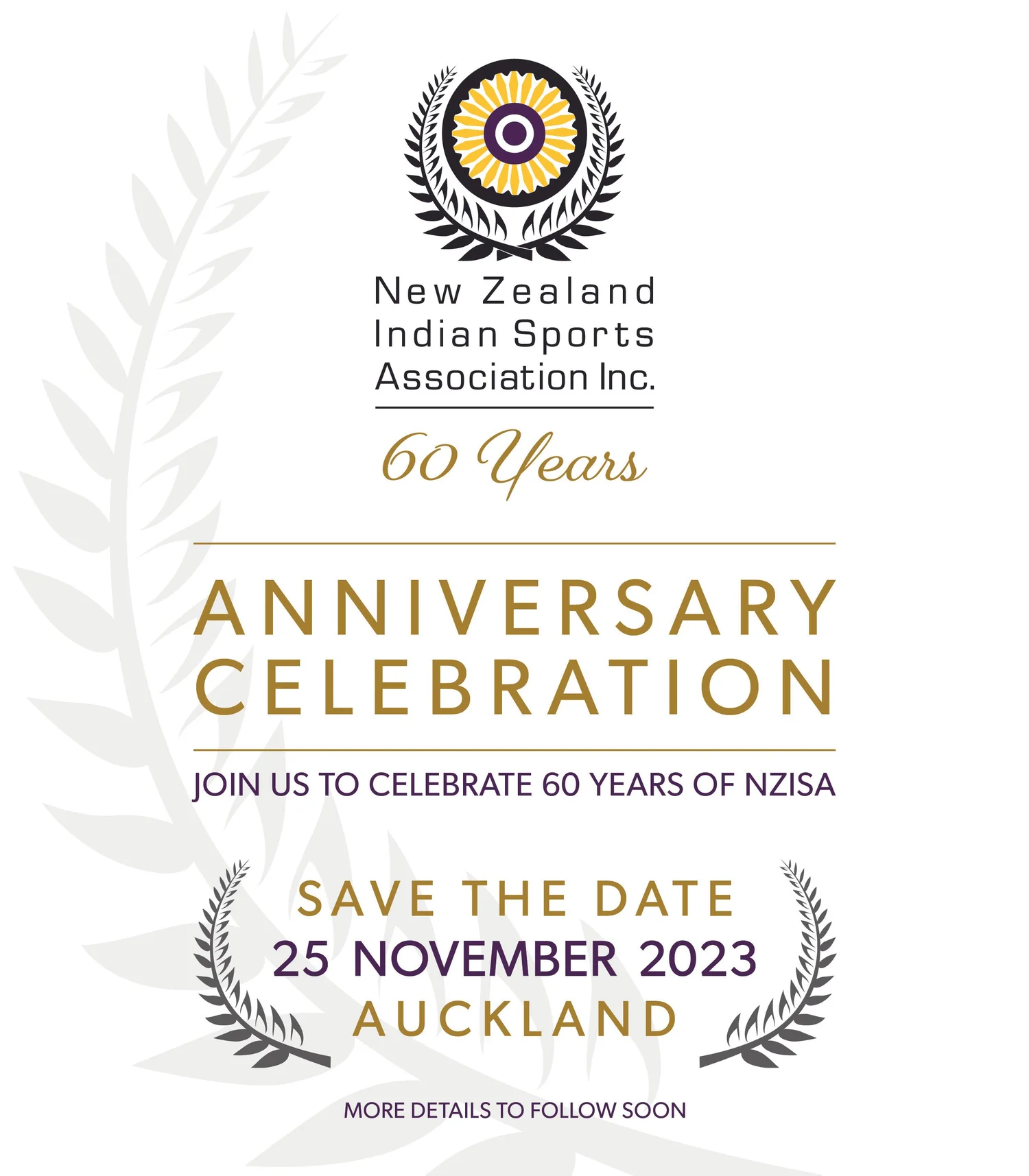 NZISA 60th Anniversary Celebrations — Auckland Indian Sports Club