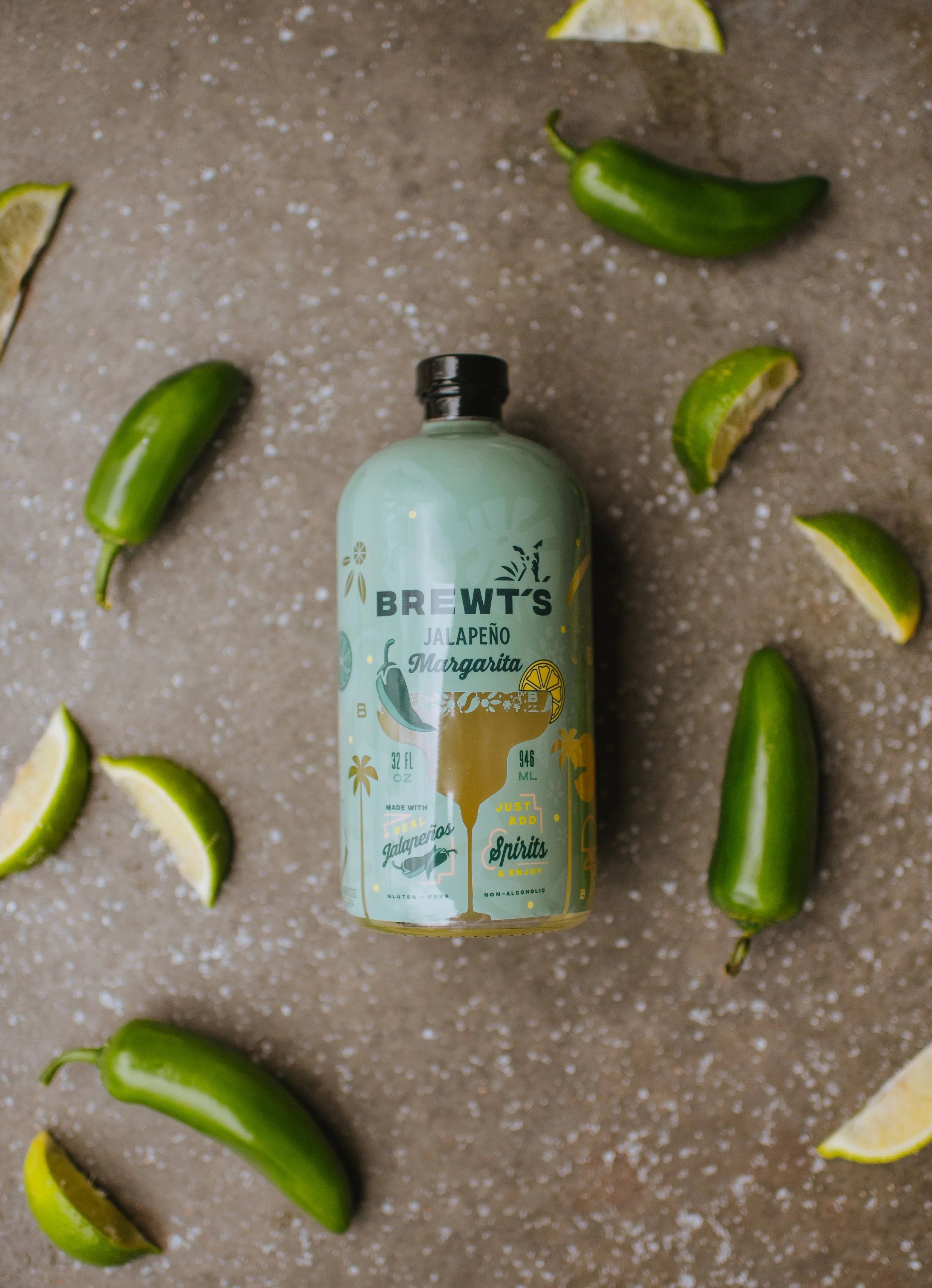 Brewt's Jalapeno Spicy Margarita Mix — BREWT'S