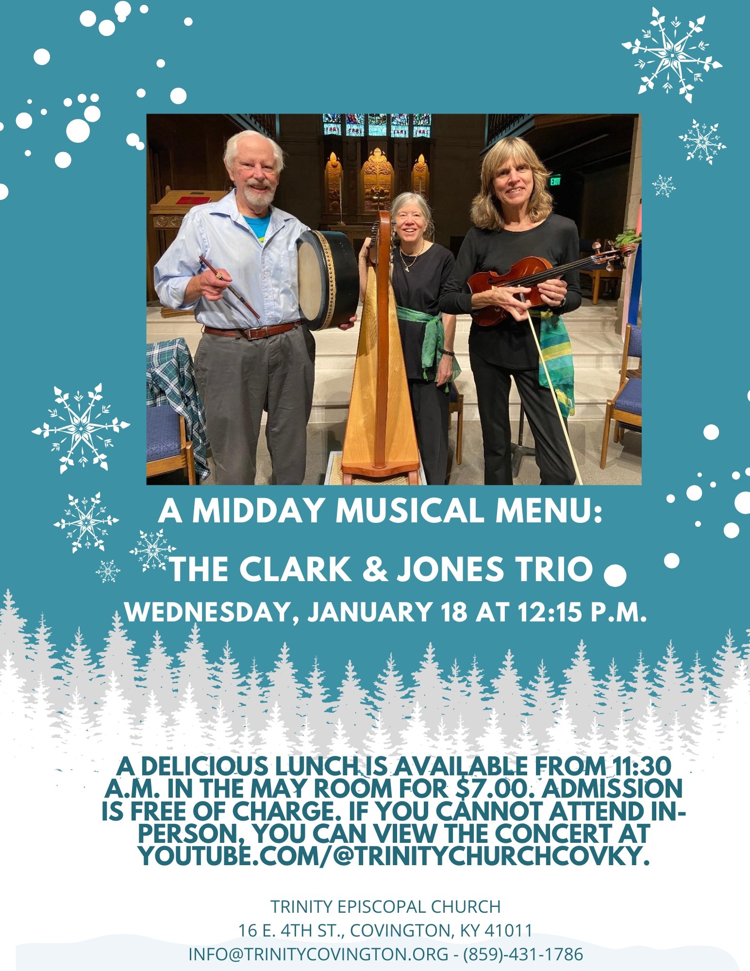 Midday Musical Menu: The Clark & Jones Trio - Jan. 18 — Trinity ...