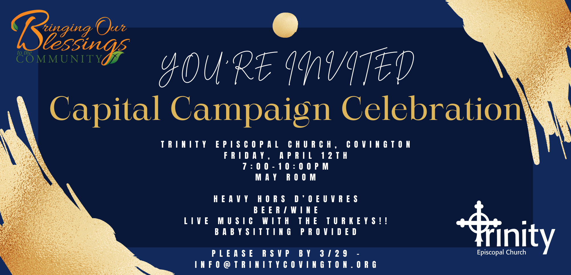 Capital Campaign Celebration: Apr. 12 — Trinity Episcopal Church ...