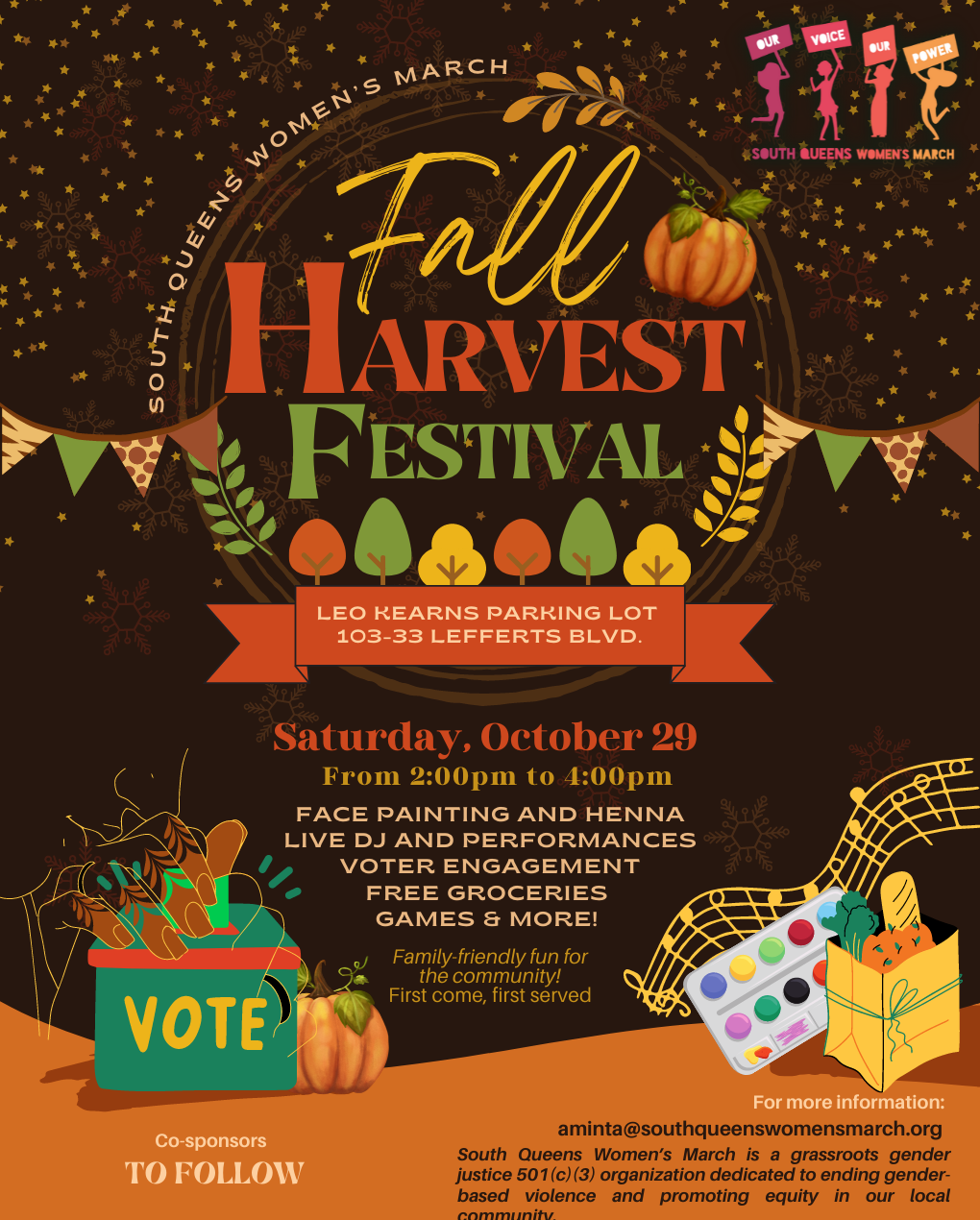 Upcoming Events — South Queens Women's March