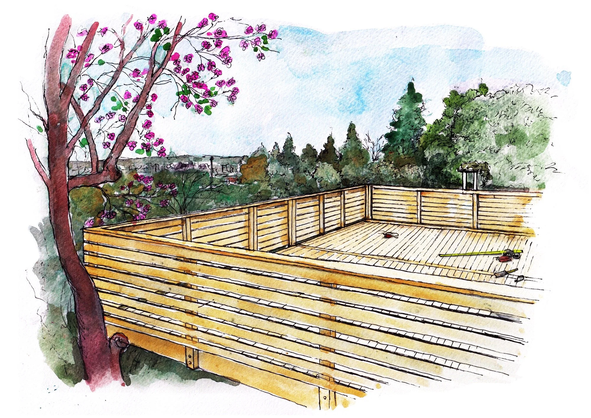 Seattle Cedar Decks - Custom Design and Construction