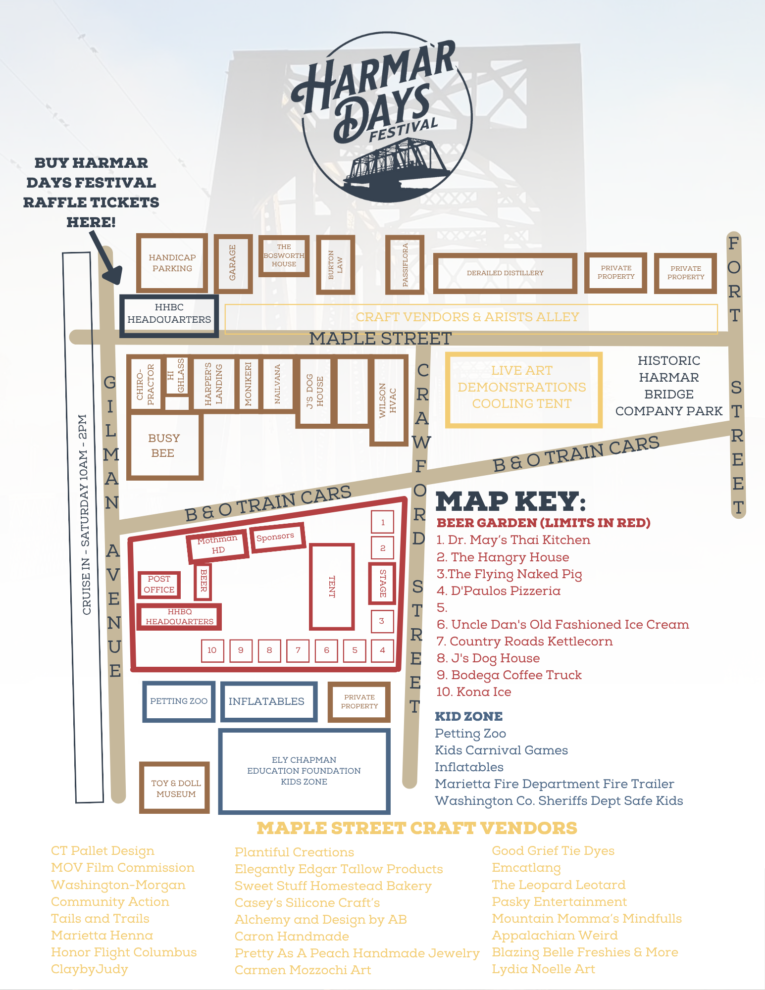 2025 Harmar Days Festival Fun Scheduled — Historic Harmar Bridge Company