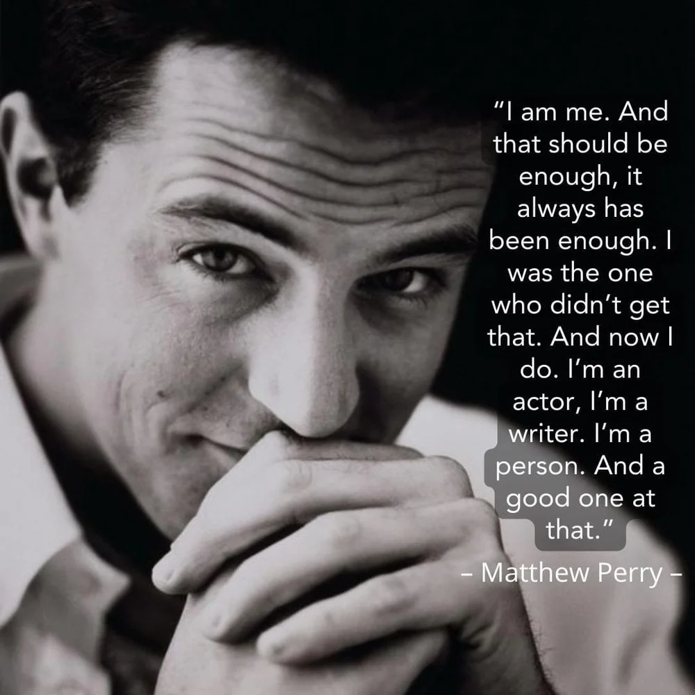 Matthew Perry left us so much more than "Friends." His wounds were his ...