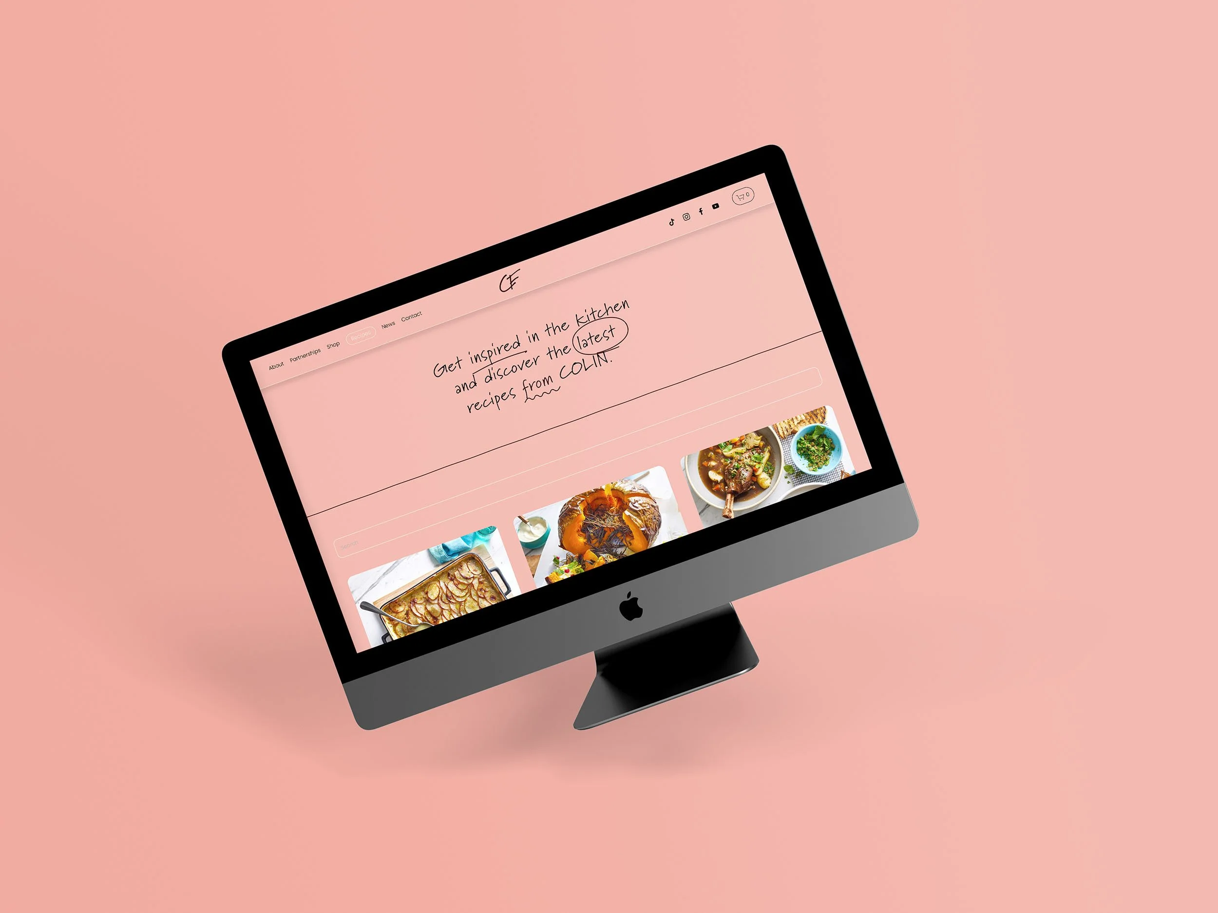 Colin Fassnidge Website Design — Raego Creative
