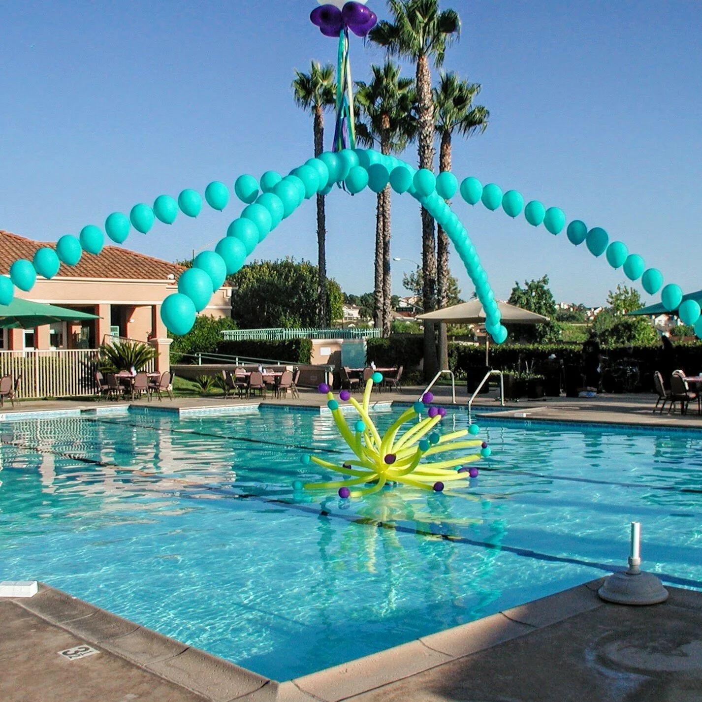 Blue Balloon Decor — Lighter Than Air Balloons