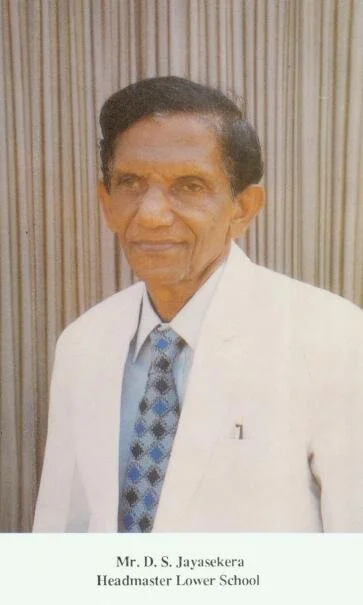 D. S. Jayasekera - the consummate educator — S. Thomas' College - Old ...