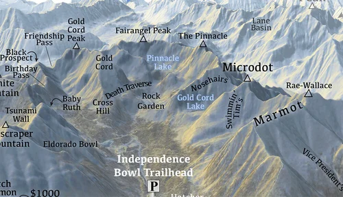 Hatcher Pass Map — Kickstep Approaches