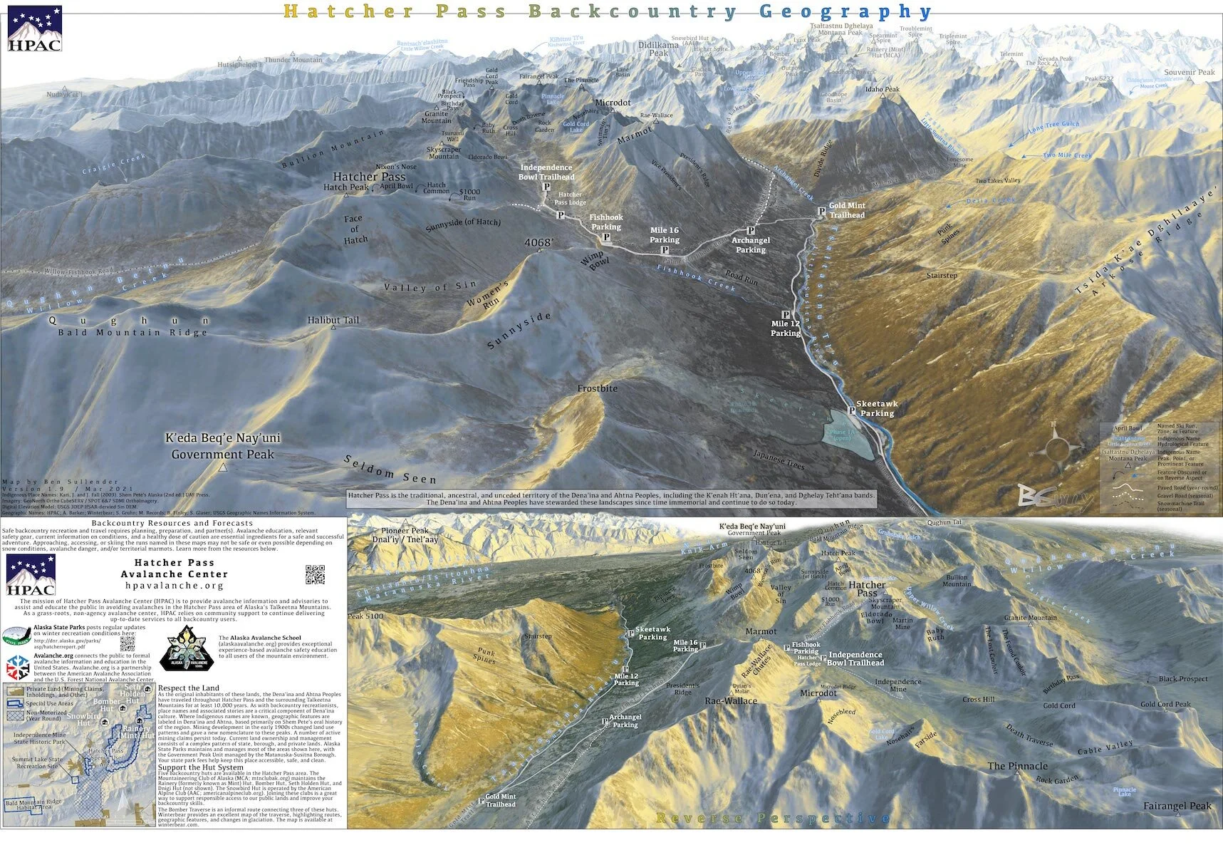 Hatcher Pass Map — Kickstep Approaches
