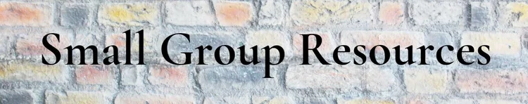 Small Group Resources — Aging with Grace - Resources