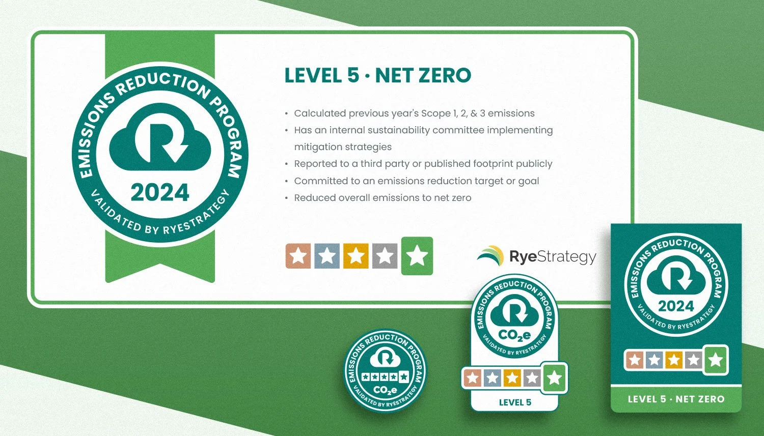 Net Zero Validation Badges | RyeStrategy