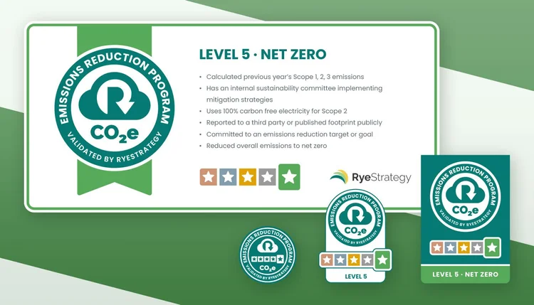 Net Zero Validation Badges | RyeStrategy