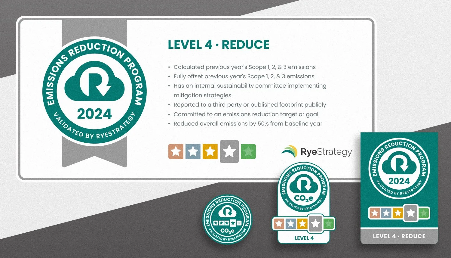 Net Zero Validation Badges | RyeStrategy