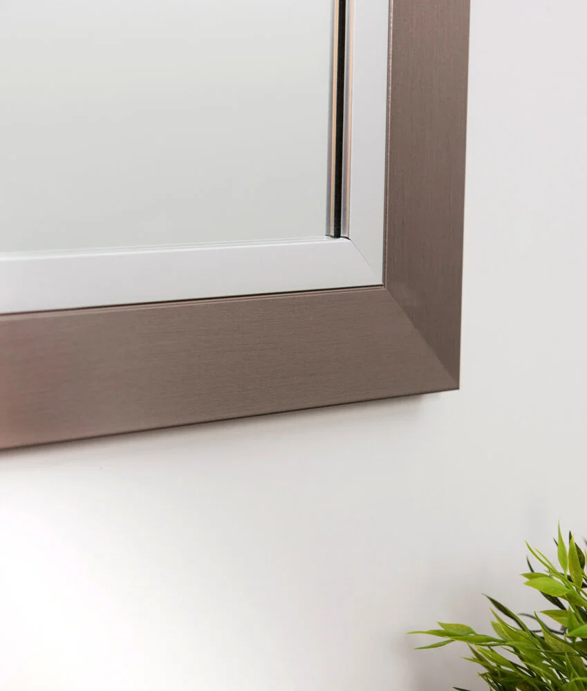 Amalfi Dressing Mirror | Brushed Brass — MIRRORS.IE