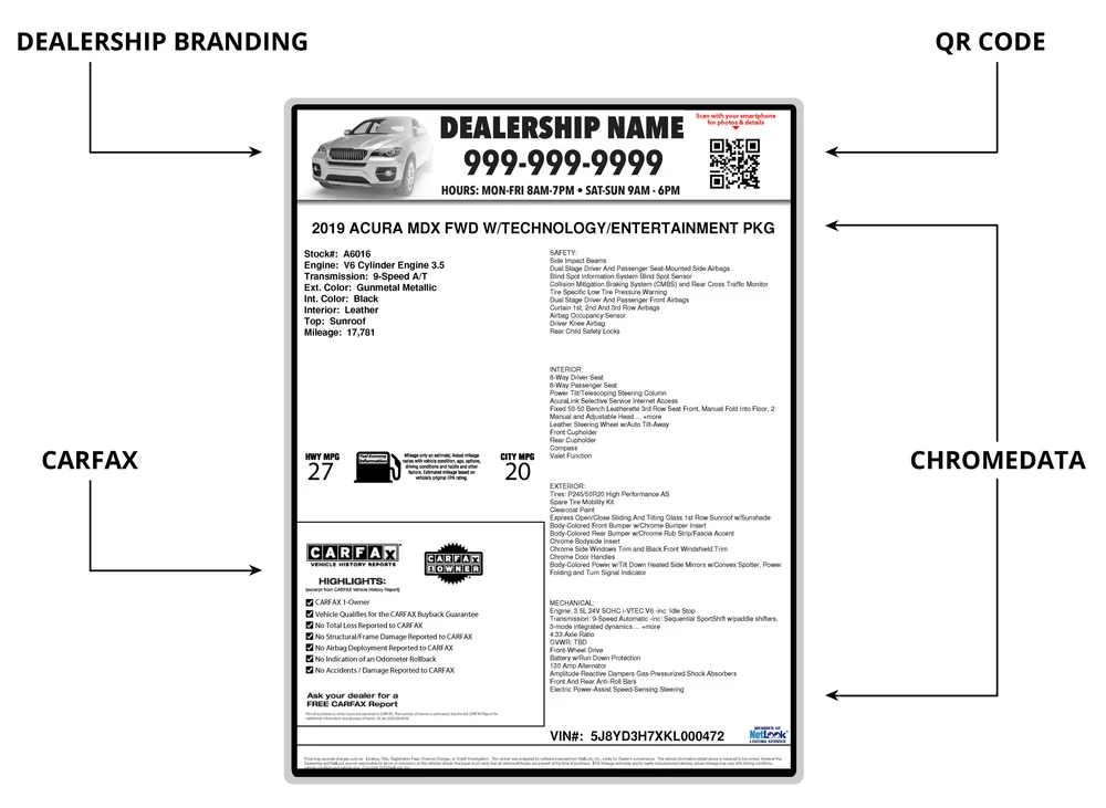 Window Sticker Software Integrations — NetLook
