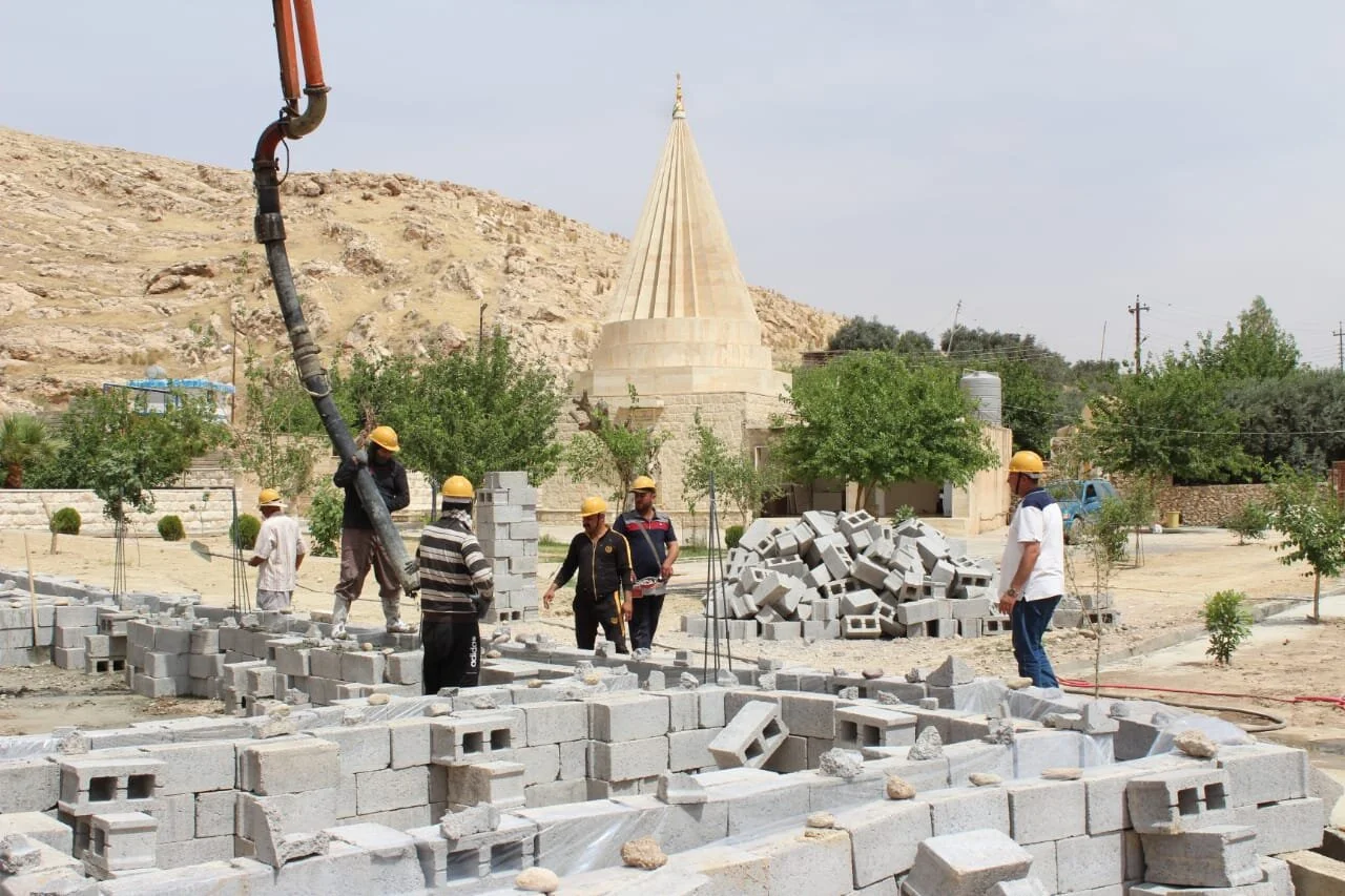 Nadia's Initiative is Rehabilitating Sheikh Obaker Temple in Bashiqa ...