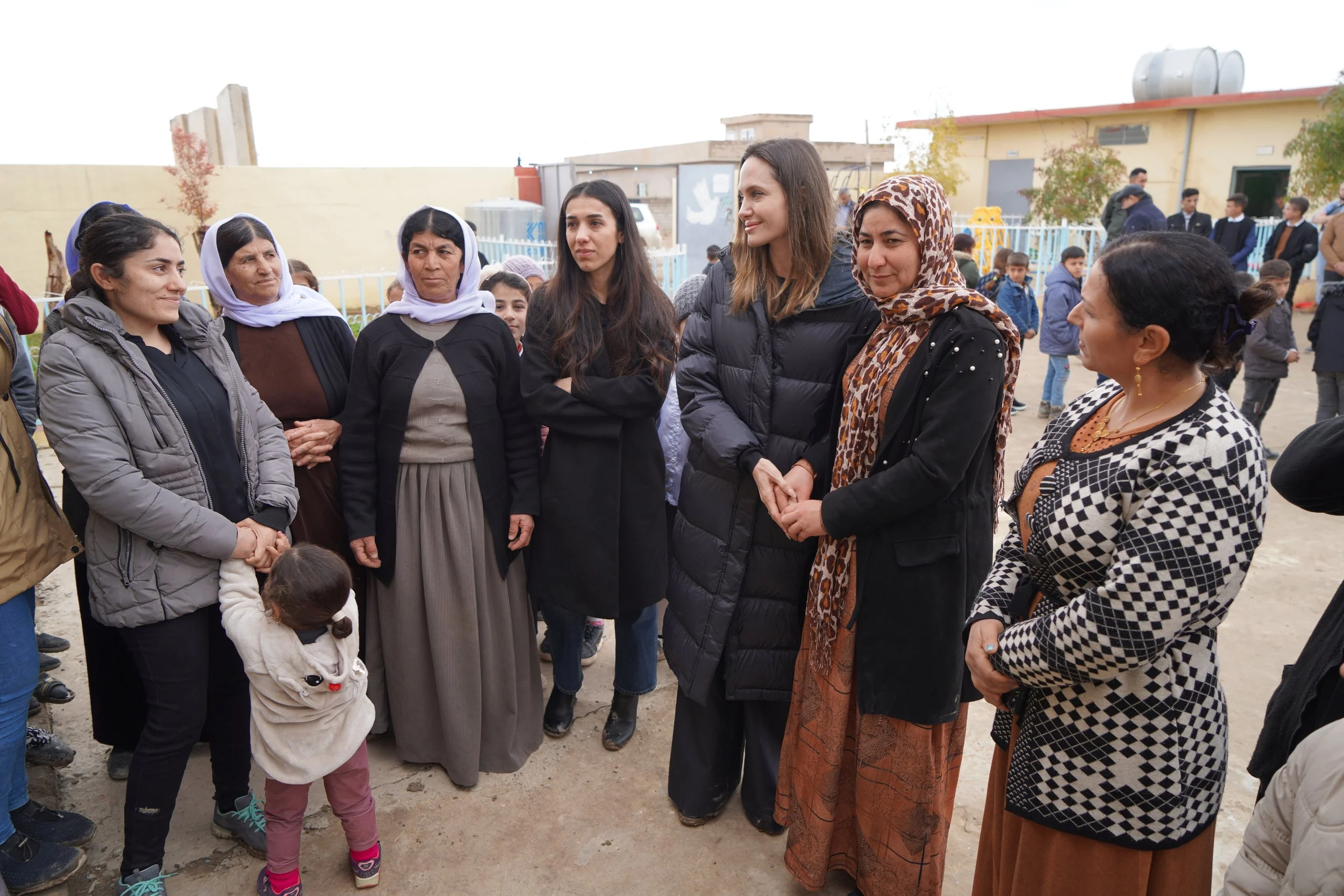 Nadia Murad and Angelina Jolie Meet Genocide Survivors in Iraq — Nadia ...