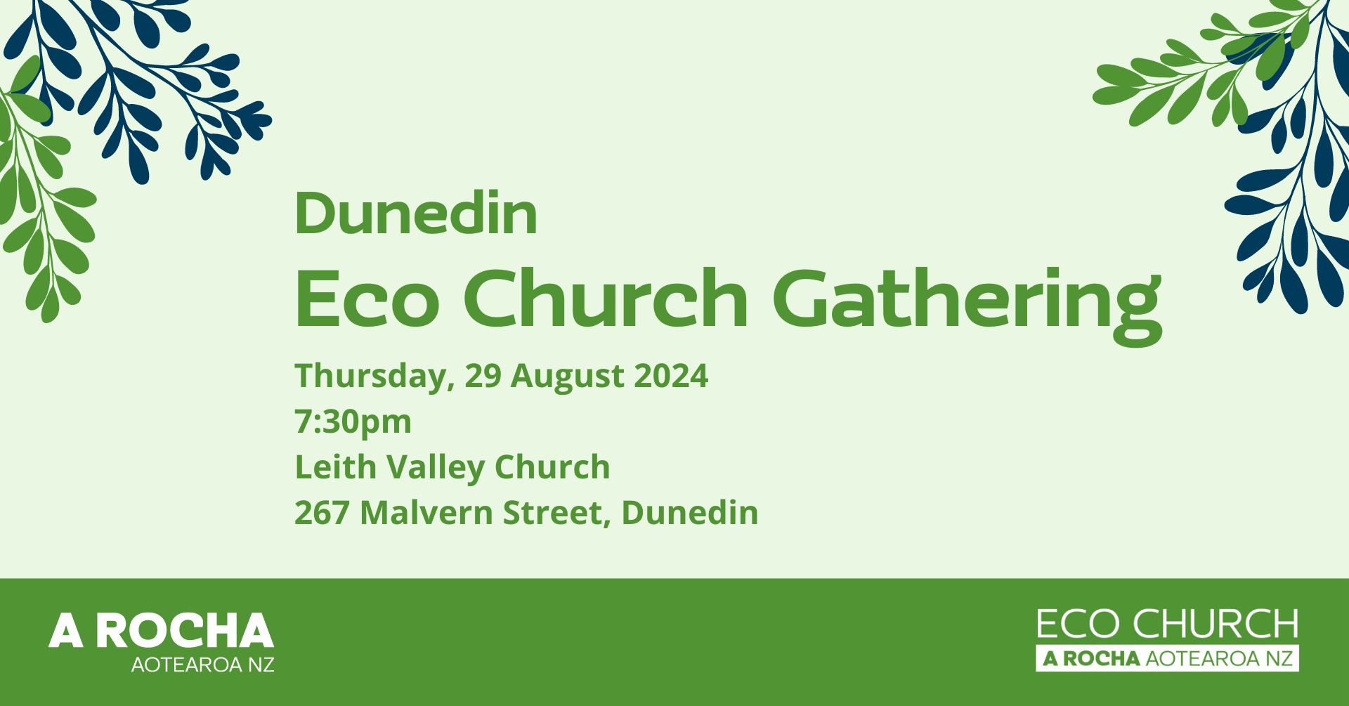 Dunedin Eco Church Gathering | Eco Church Aotearoa