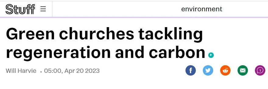 Green churches tackling regeneration and carbon | Eco Church Aotearoa