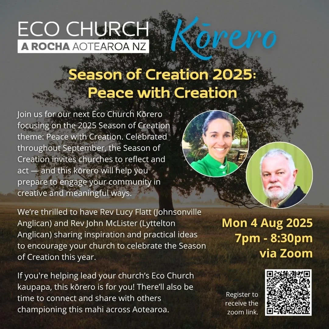 Eco Church Kōrero: Season of Creation 2025 – Peace with Creation | Eco Church Aotearoa
