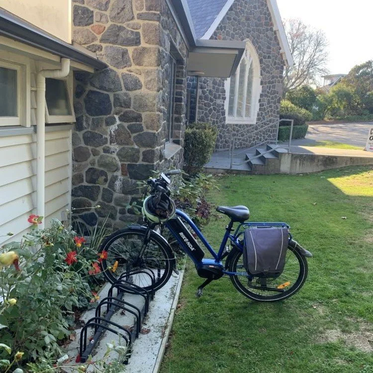 Installing a bike rack - a simple but impactful step | Eco Church Aotearoa