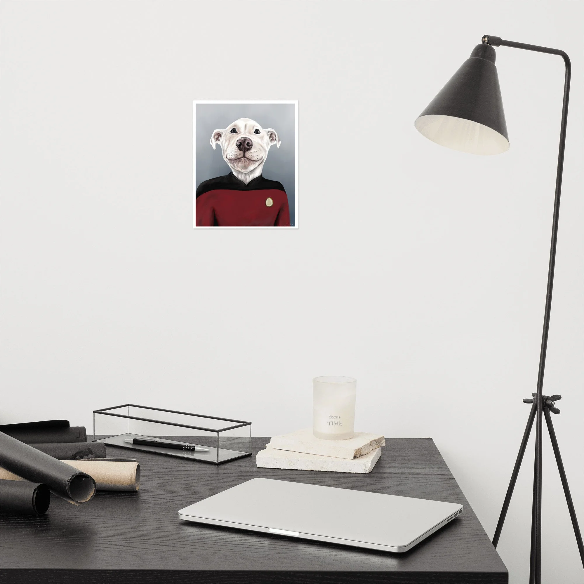 Patrick Stewart as Picard - Celebrity Animal Doppelganger Print ...