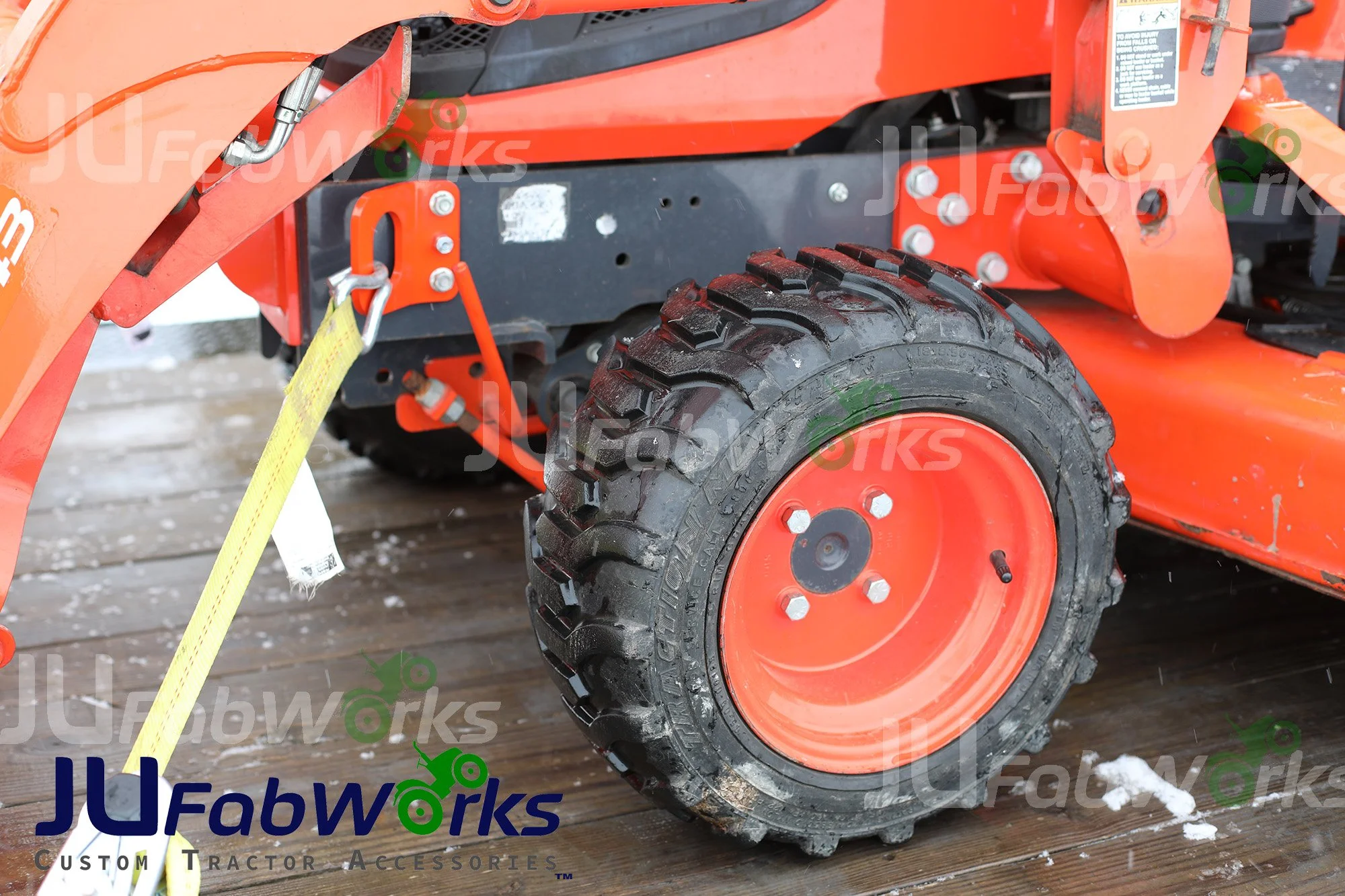 Bolt On Grab Hooks with Trailer Hitch Receiver, Tie Down Points and ...